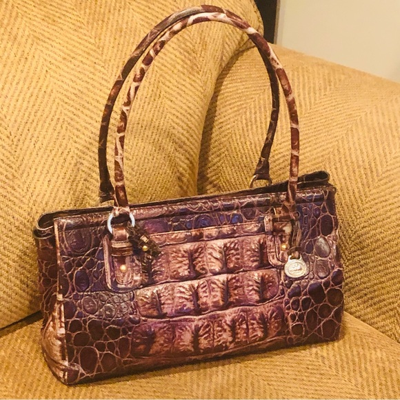 Brahmin | Bags | Vintage Brahmin Shoulder Satchel Bag | Poshmark